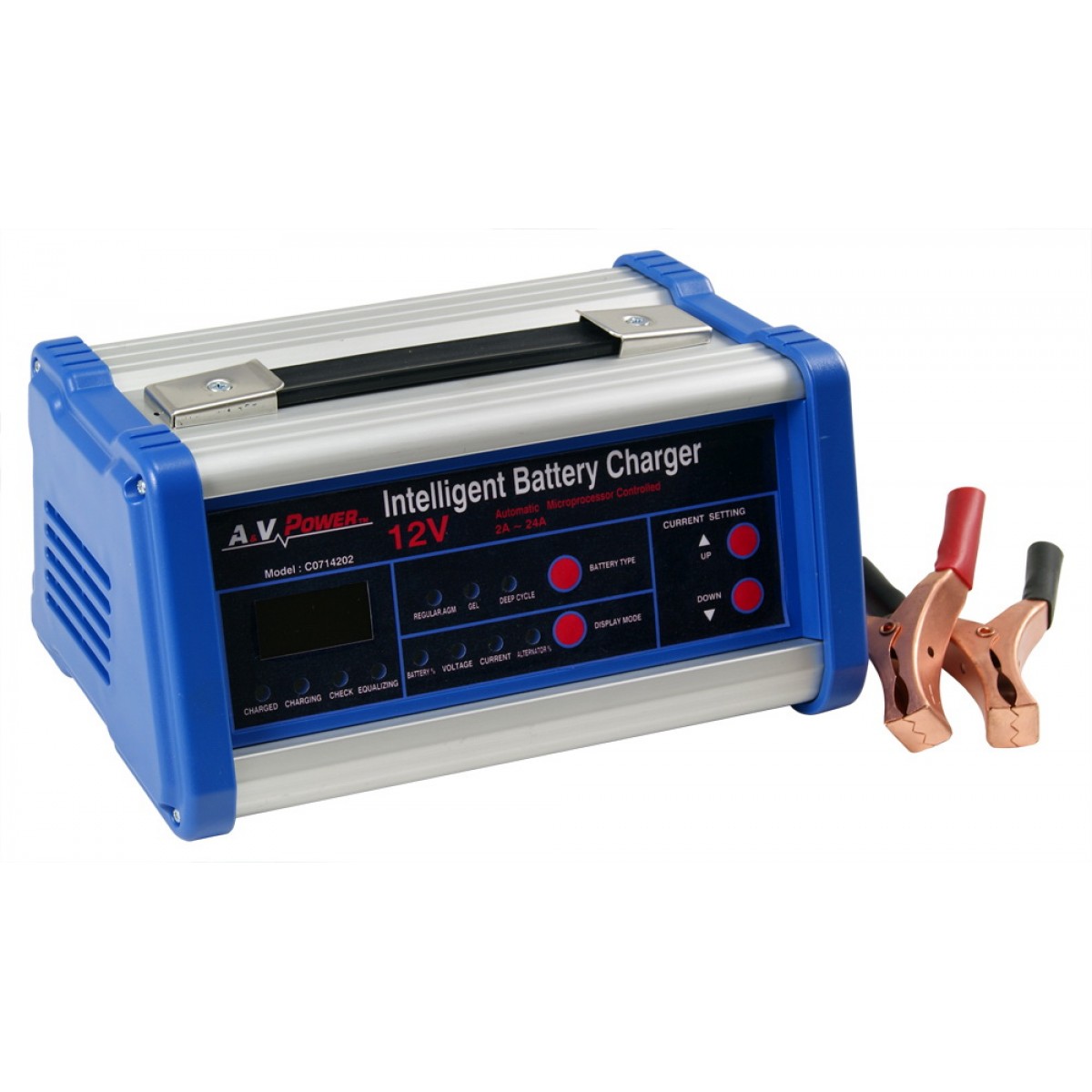 12V Inteli-charger - C07 Series Switching Power Charger- A&V Power ...