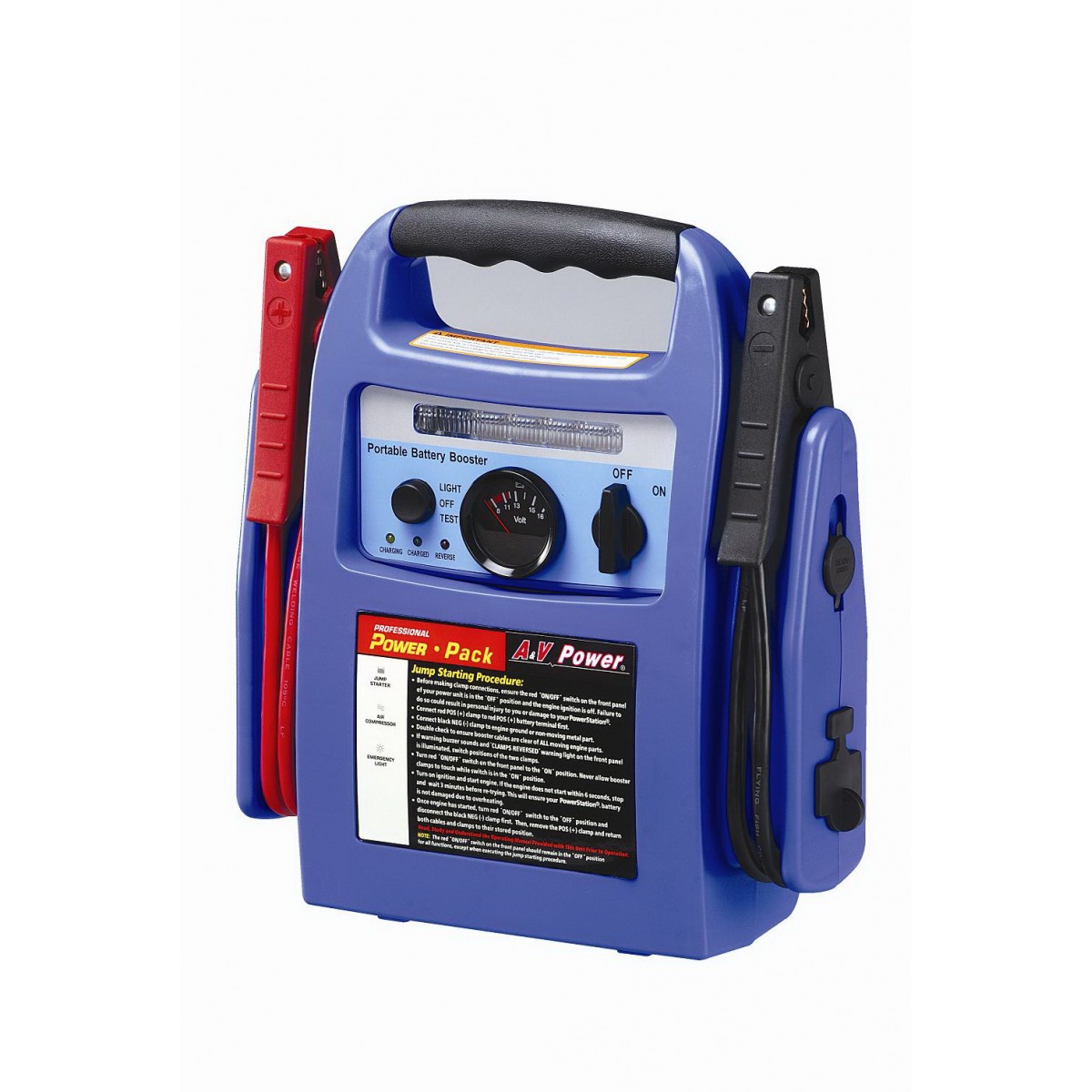 12V Booster-led + Military Grade Volt Meter - P Series Portable Power ...