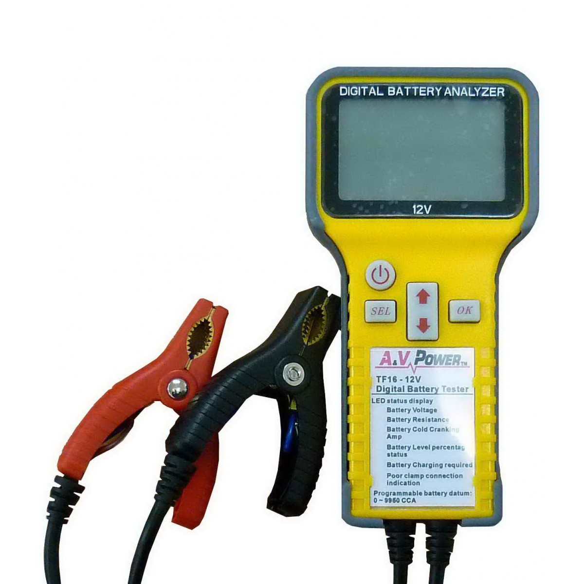 12V Battery Analyzer_cca/ω/% - TA Series Tools And Accessories- A&V ...